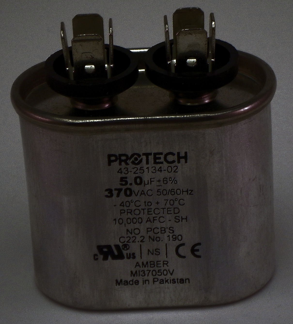 Snapklik.com : Rheem Capacitor - 5/370 Single Ova #43-25134-02