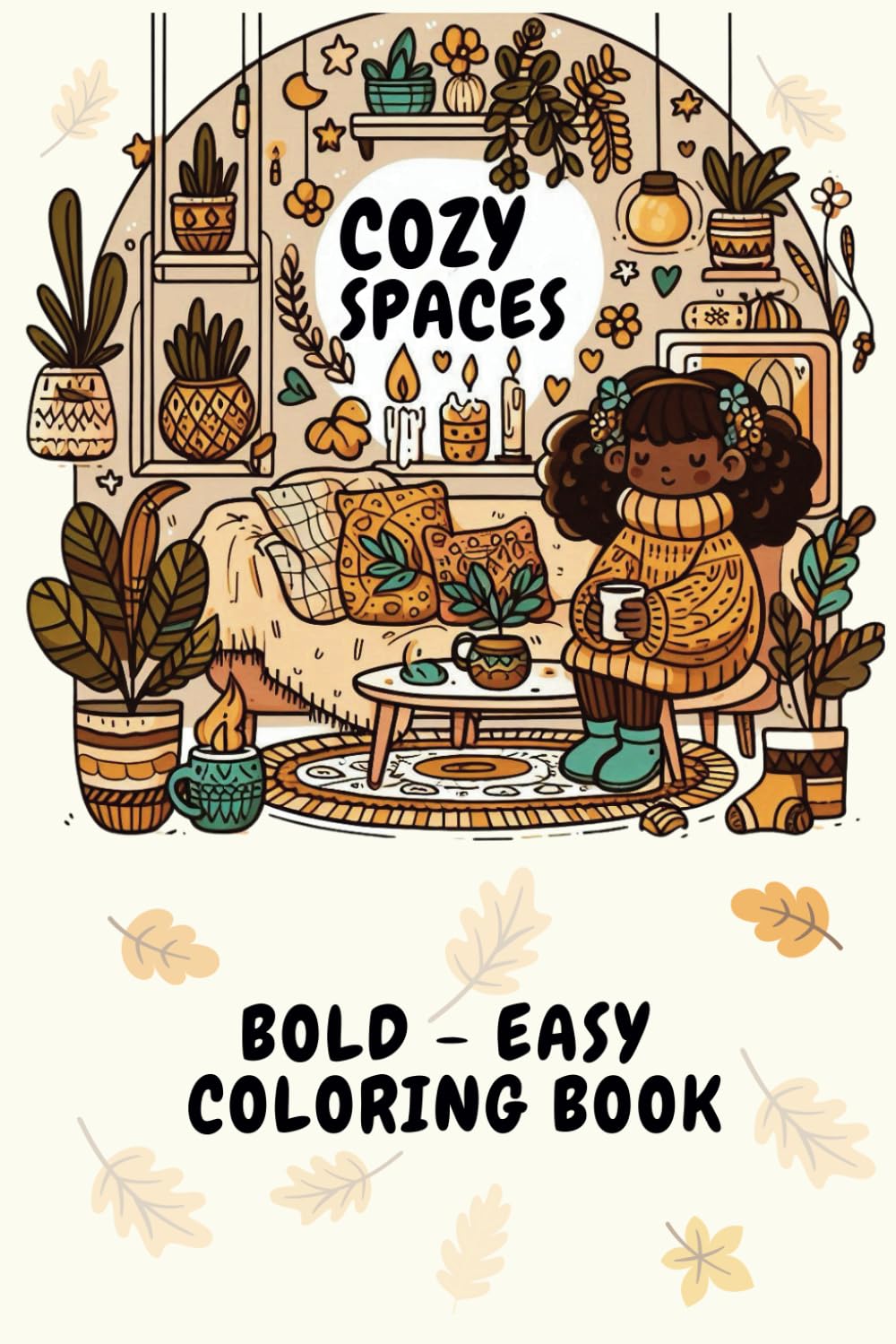Amazon.com: Cozy Spaces - Bold & Easy: Coloring Book for Adults & Teens ...