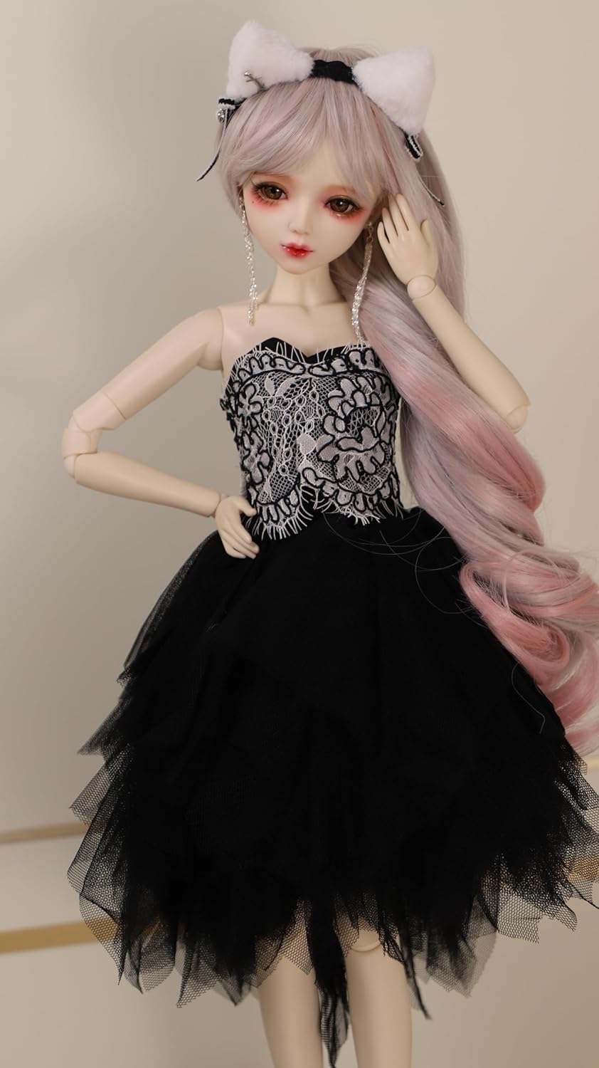 Amazon.com: VLEYAN BJDDOLL Hand-Painted Makeup – BJD-Style Doll 1/3, 22 ...