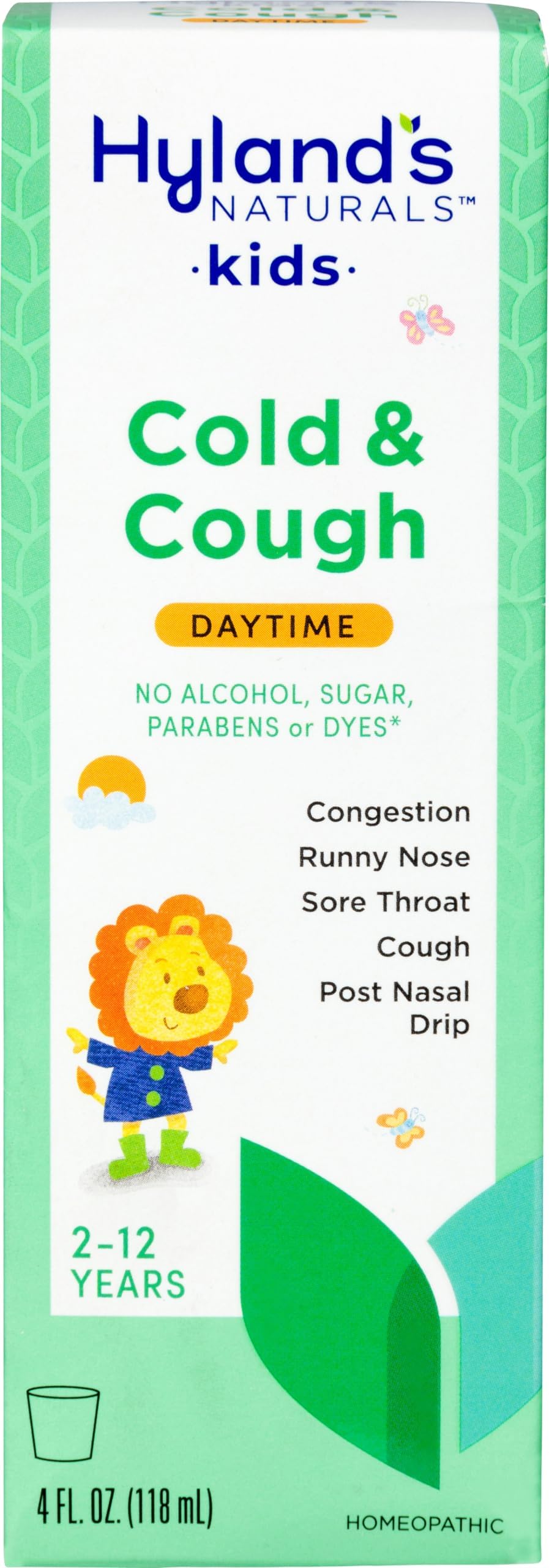 Amazon.com : Hyland's Naturals Kids Cold & Cough, Daytime Cough Syrup ...