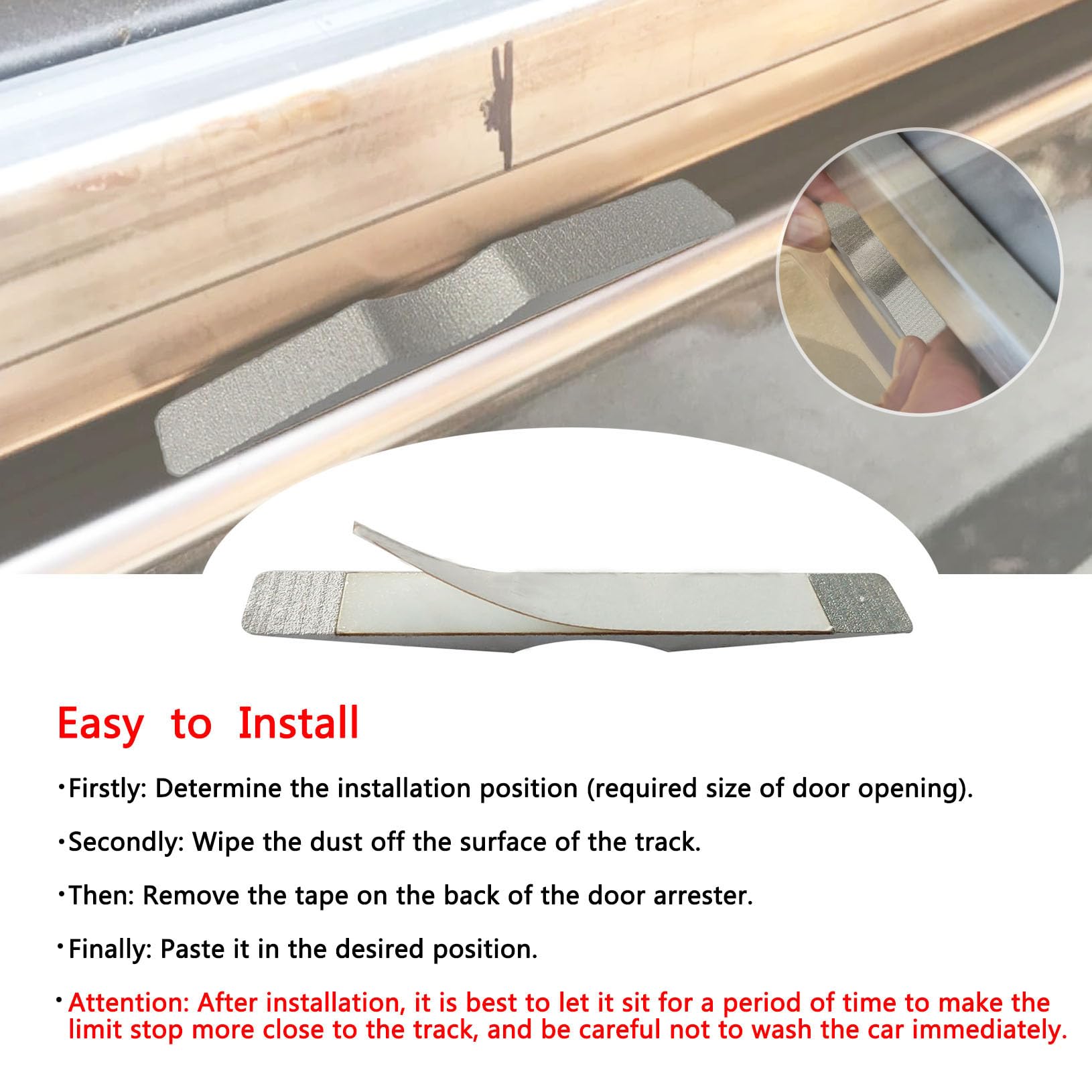 Snapklik.com : Sliding Door Stopper For Van Door Midway Door Stop Kit ...