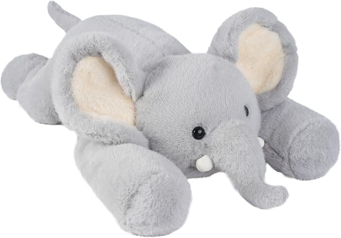 Amazon.com: GILFWM Weighted Stuffed Animals Elephant - 25" Big Stuffed ...