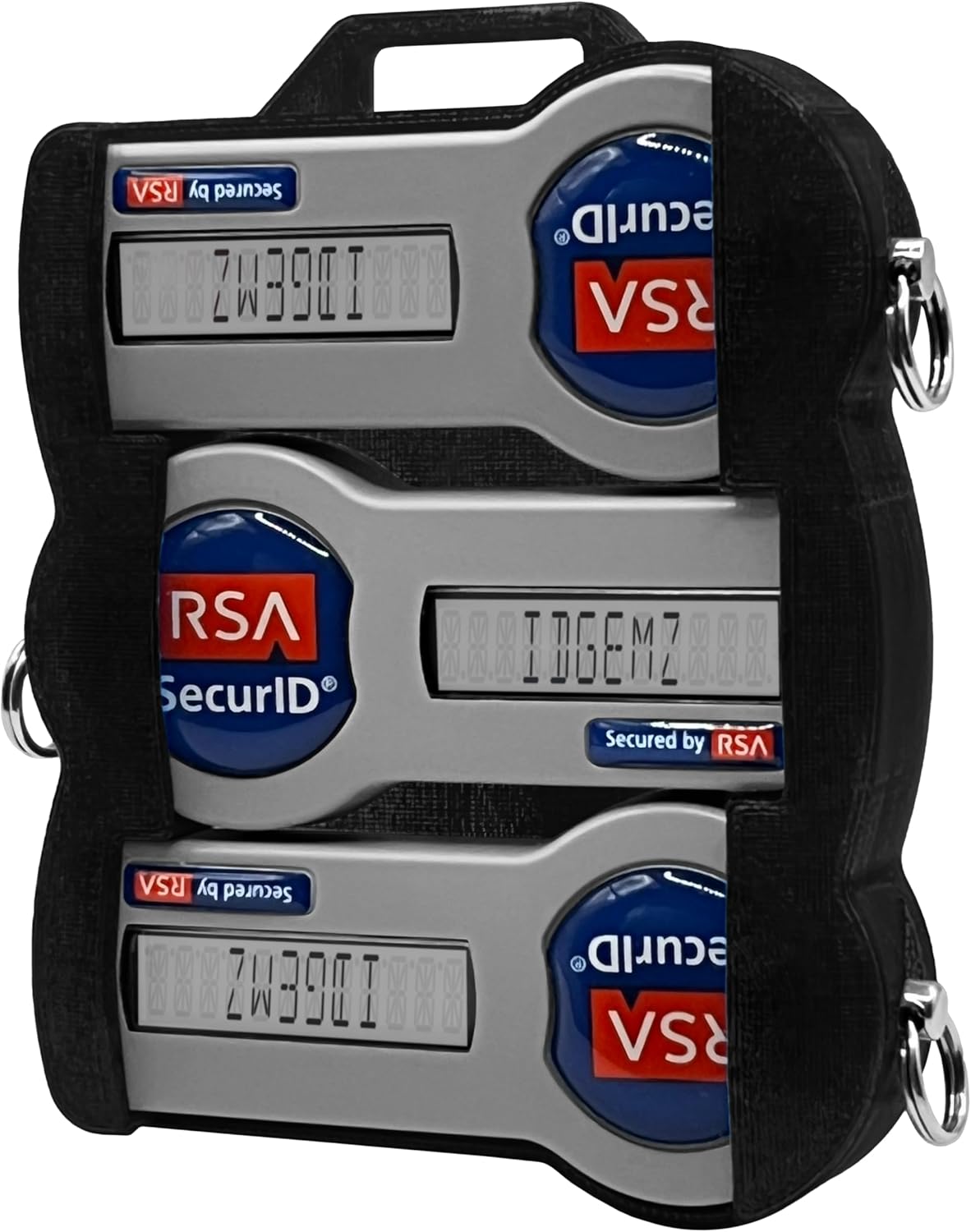Amazon.com: Token Holder for RSA SecurID (Onyx Black, Holds 3 Tokens ...