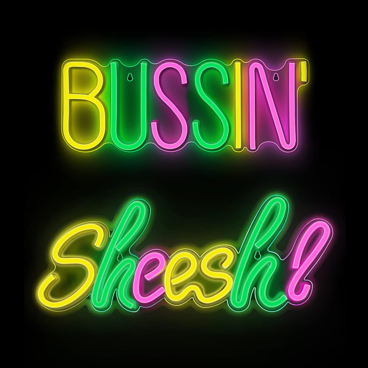 Lumoonosity Bussin Mix Neon Sign Sheesh Mix Gaming/Streaming Lights ...