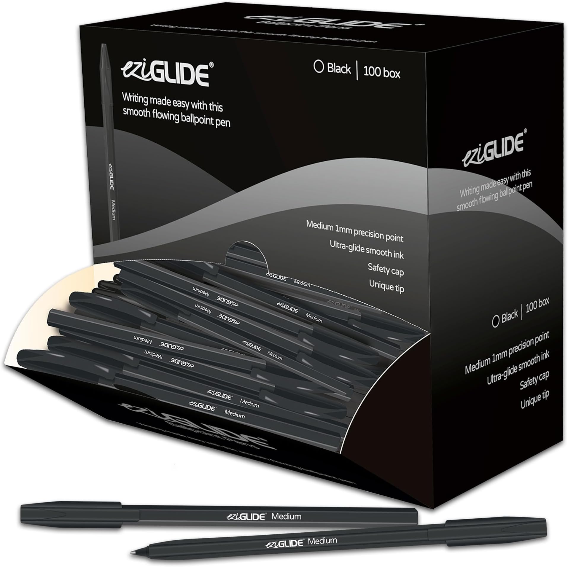 Black Biro Pens Pack of 100 : Amazon.co.uk: Stationery & Office Supplies