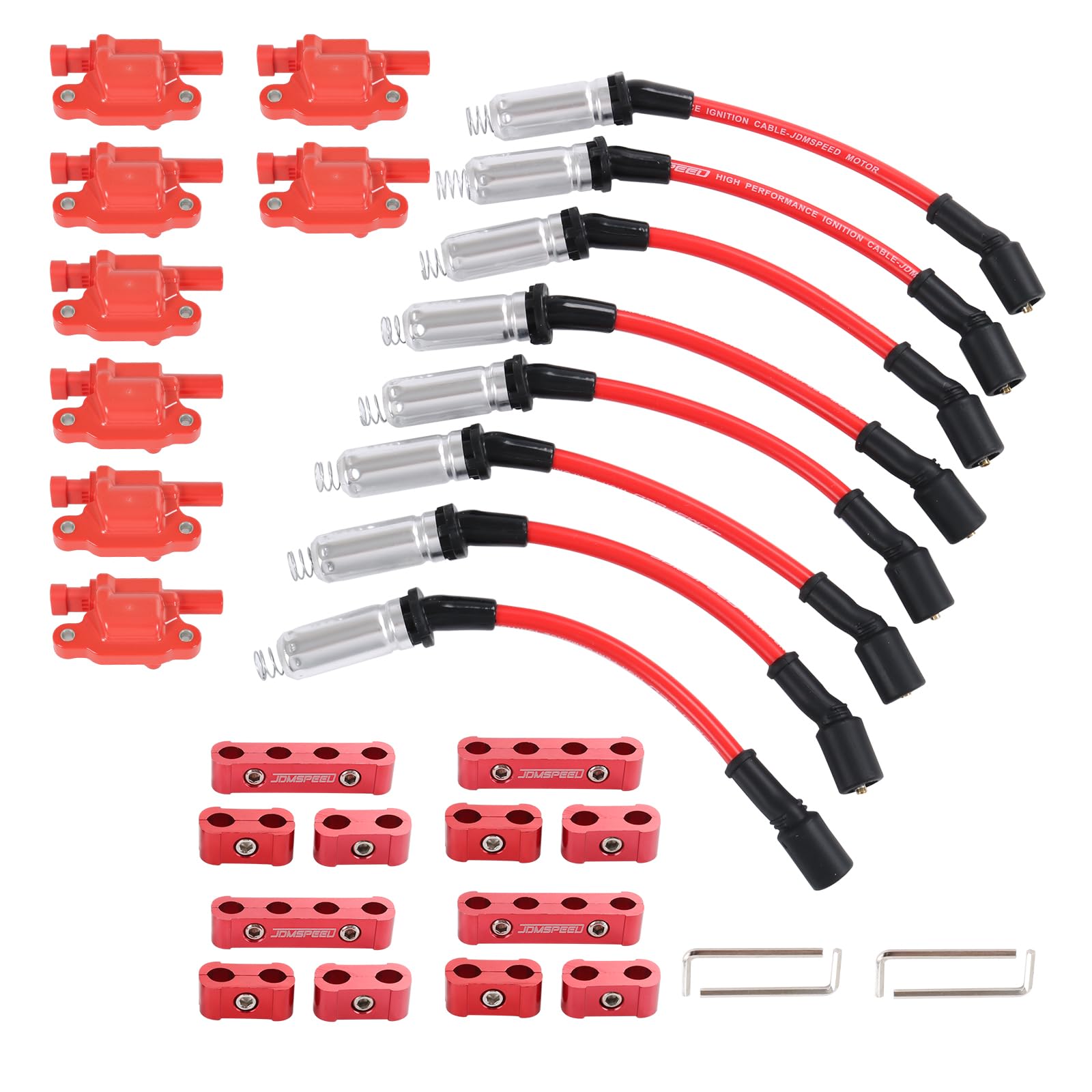 Amazon.com: DICMIC Set of 8 Ignition Coil Pack Square Type + Set of 8 ...