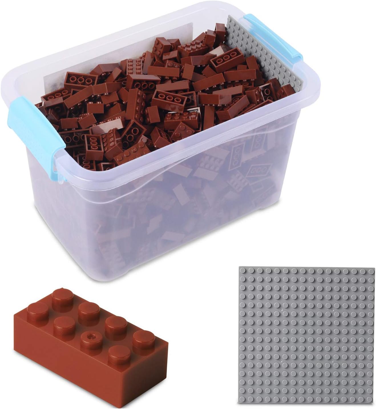 Katara 1827 Set of 520 Construction Baseplate, Compatible with Lego ...