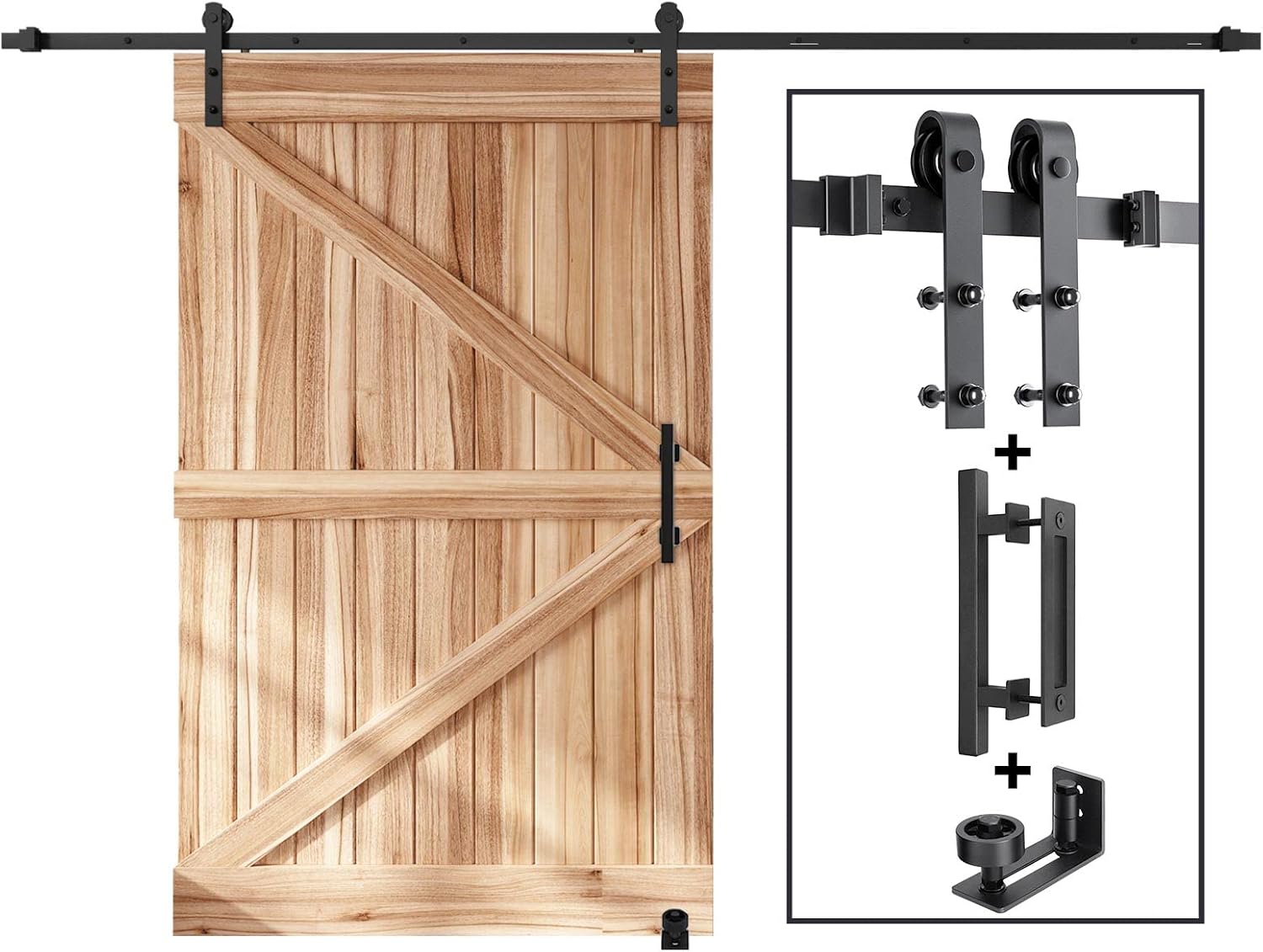 Amazon.com: EaseLife 10 FT Heavy Duty Sliding Track Kit + 12" Pull ...