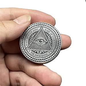 Amazon.com: Metal Haptic Coins EDC Fidget Clicker Adult Fidget Coins ...