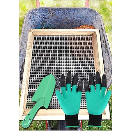 Amazon.com : Cedar Garden Sifter for Compost, Dirt and Potting Soil ...