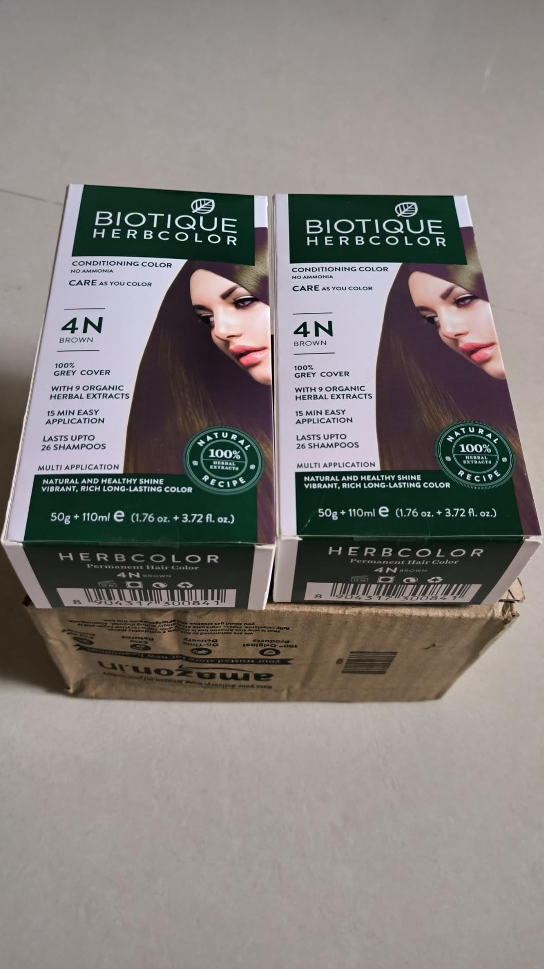 Biotique Herbcolor Conditioning Hair Colour l Ammonia Free Hair Color l ...