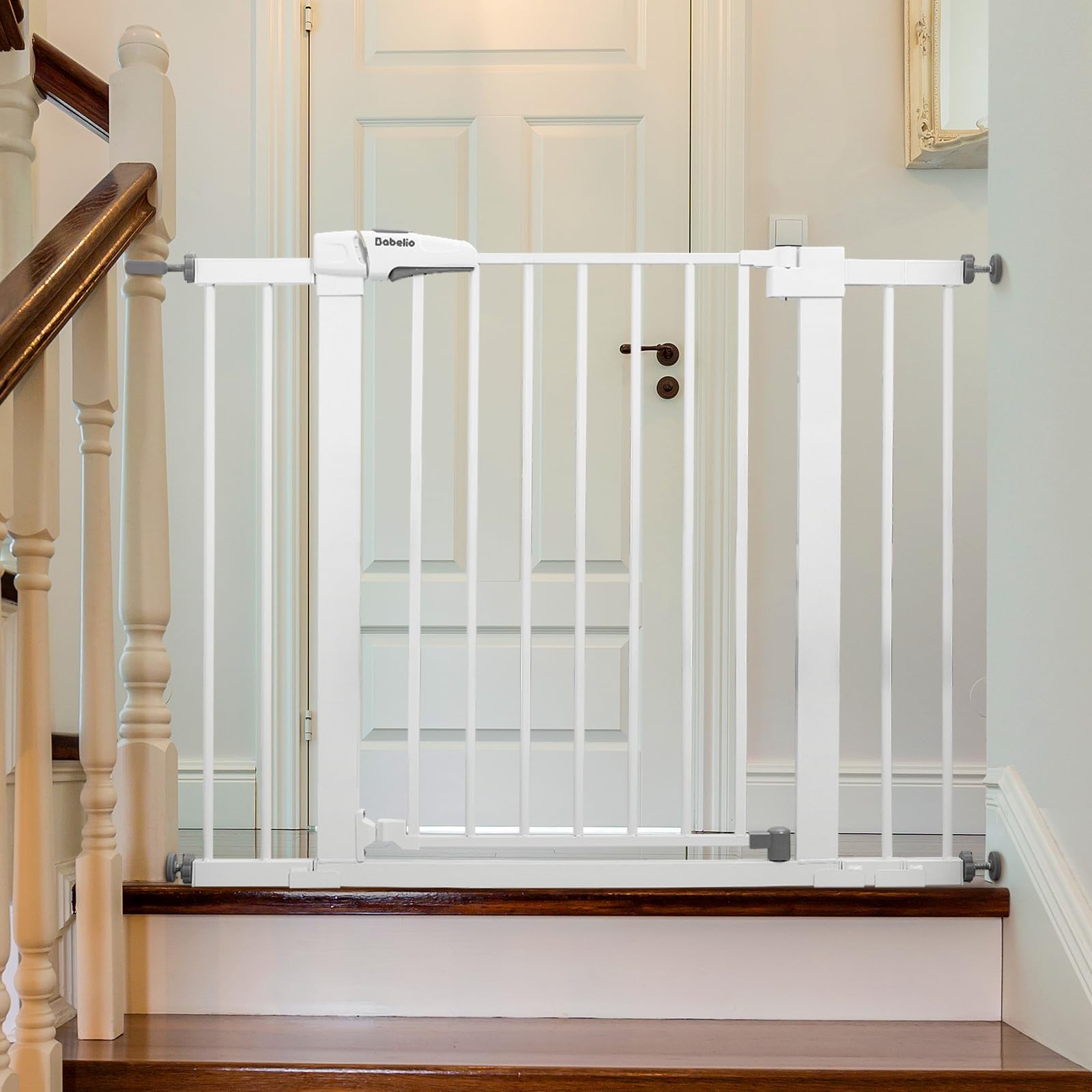 Amazon.com: Babelio Metal Baby Gate, 29-43" Auto Close Easy Install Pet ...