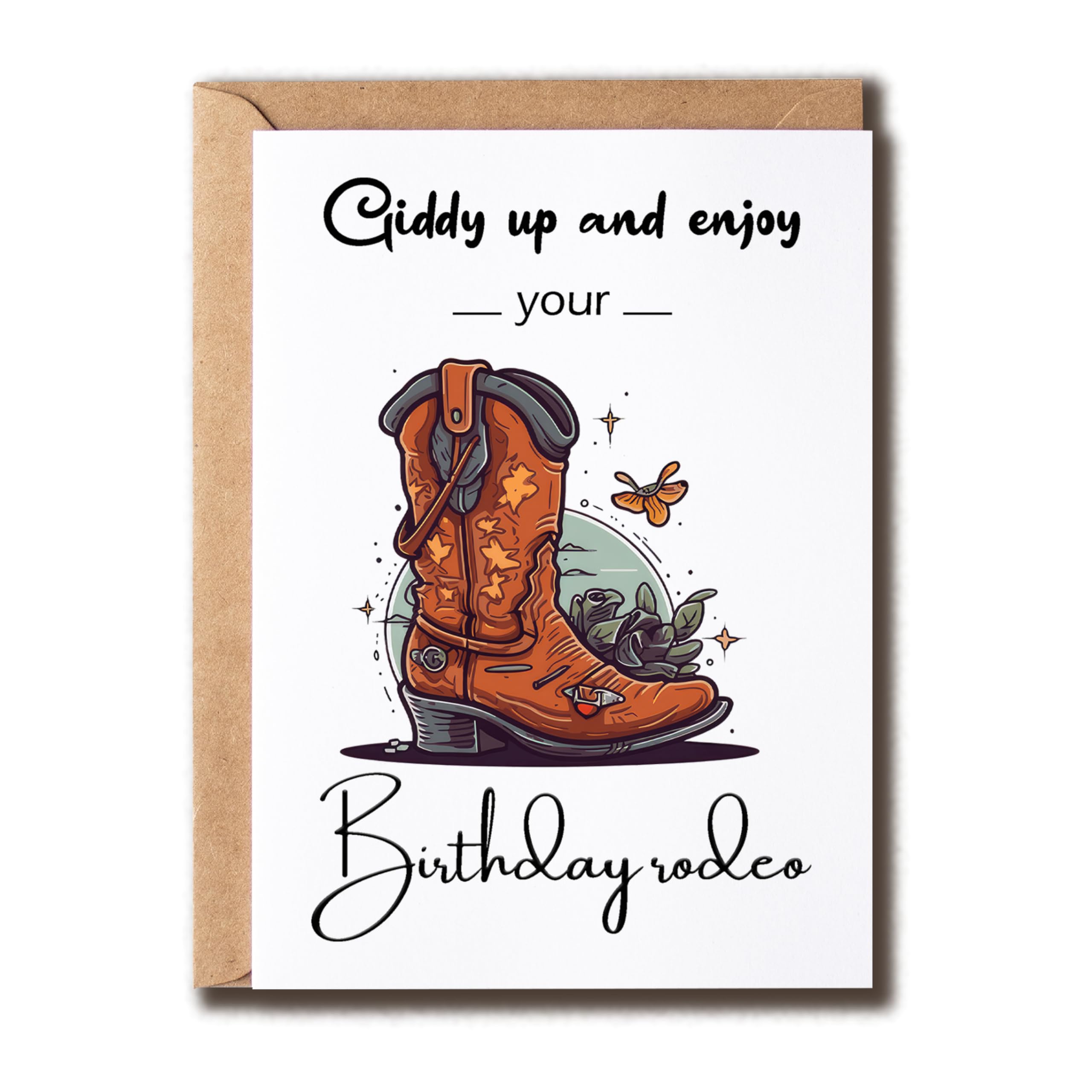 Happy Birthday Sexy Cowboy Boots