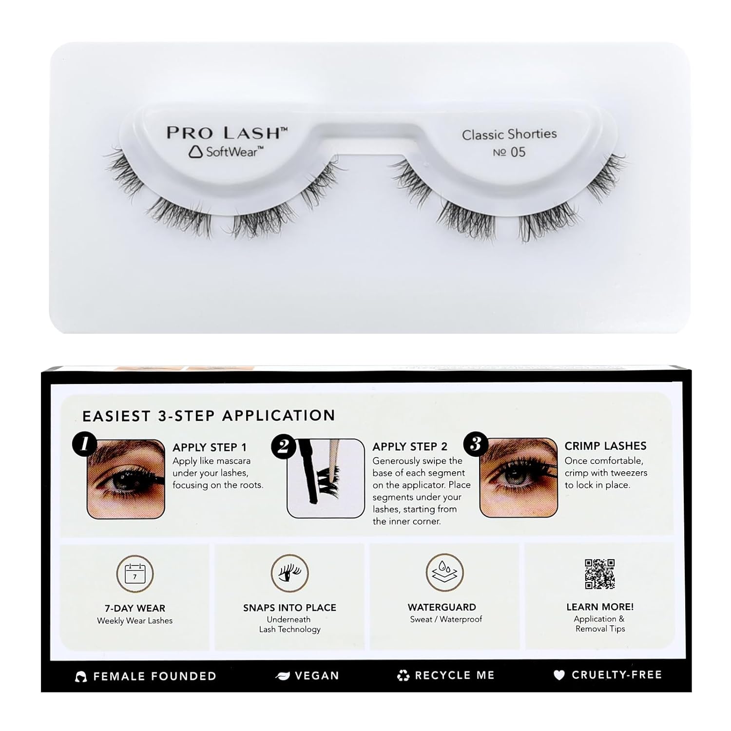 Amazon.com: Pro Lash SoftWear Professionally Styled Lash Clusters ...