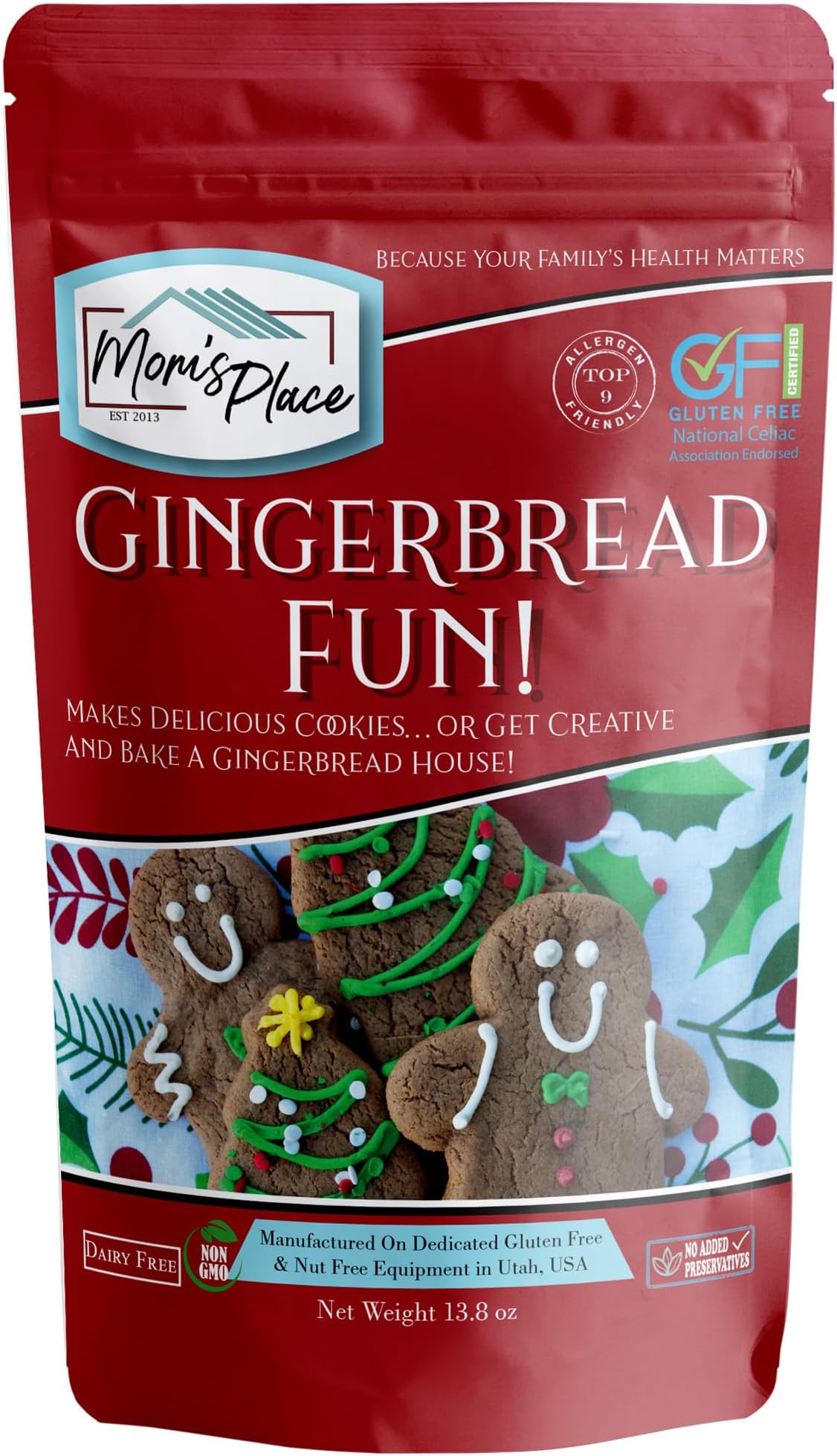 Amazon.com: Mom's Place Gluten-Free Gingerbread Mix : Grocery & Gourmet ...