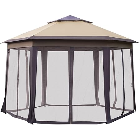 Amazon.com : Garden Winds GO Octagon Gazebo Replacement Canopy Top ...
