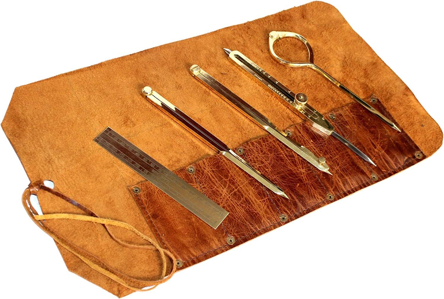 Amazon.com : Antique Proportional Divider Set of 5, Full Brass dividers ...