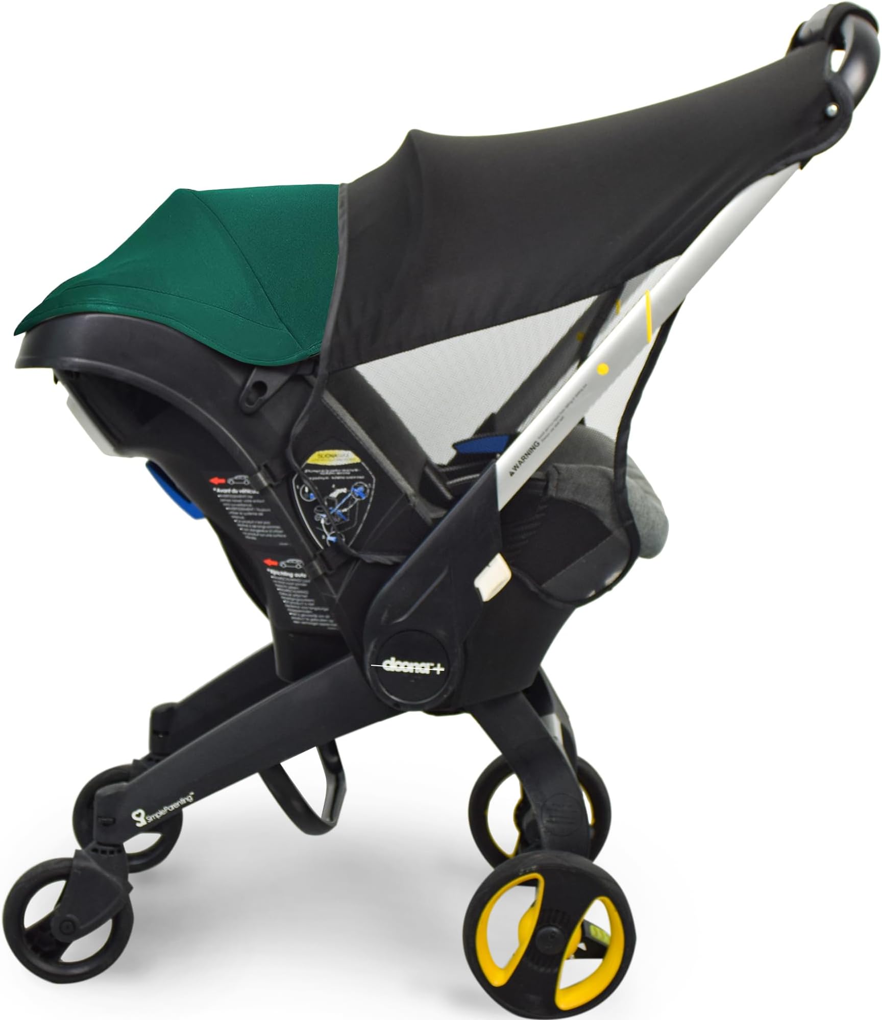 Amazon.com: Custom Designed Sunshade Extension Compatible with Doona ...