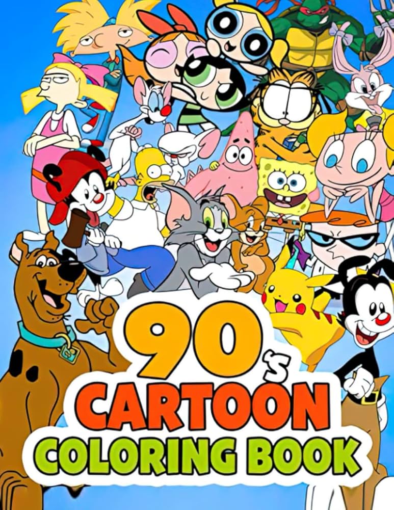 Cartoon Network 90s Cartoon Coloring Pages The Amazing Digital Circus