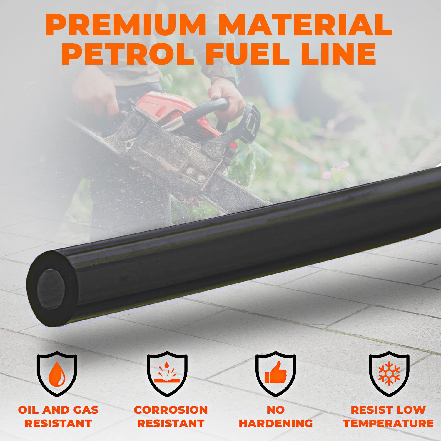 Snapklik.com : 4 Sizes Petrol Fuel Gas Line Pipe Hose Tubing For String ...