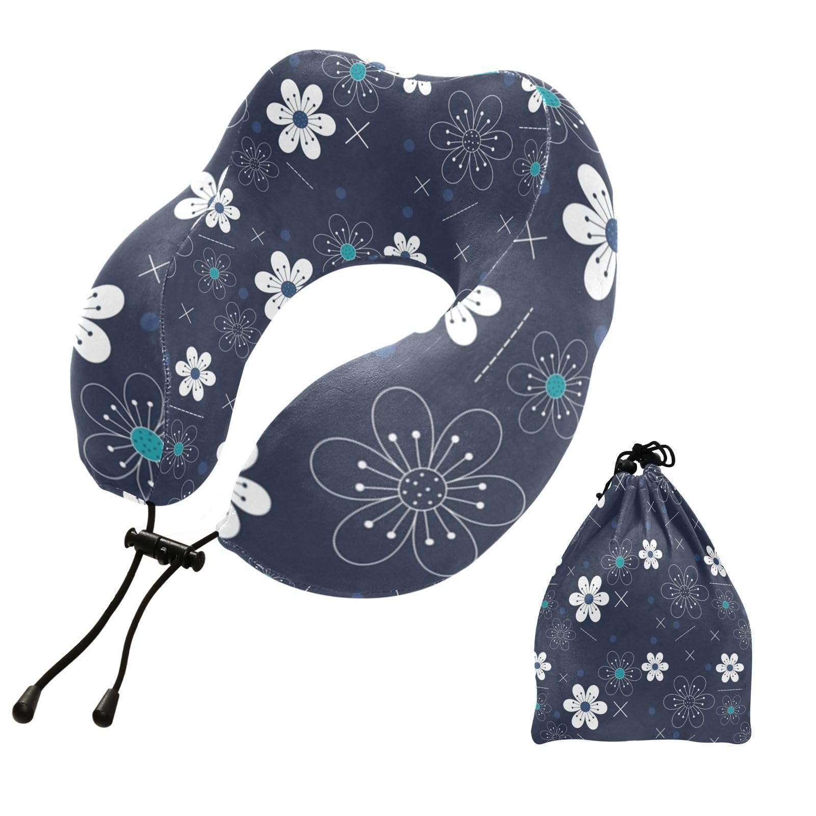 Amazon.com: Travel Pillow Neck Pillows for Sleeping Travel Memory Foam ...