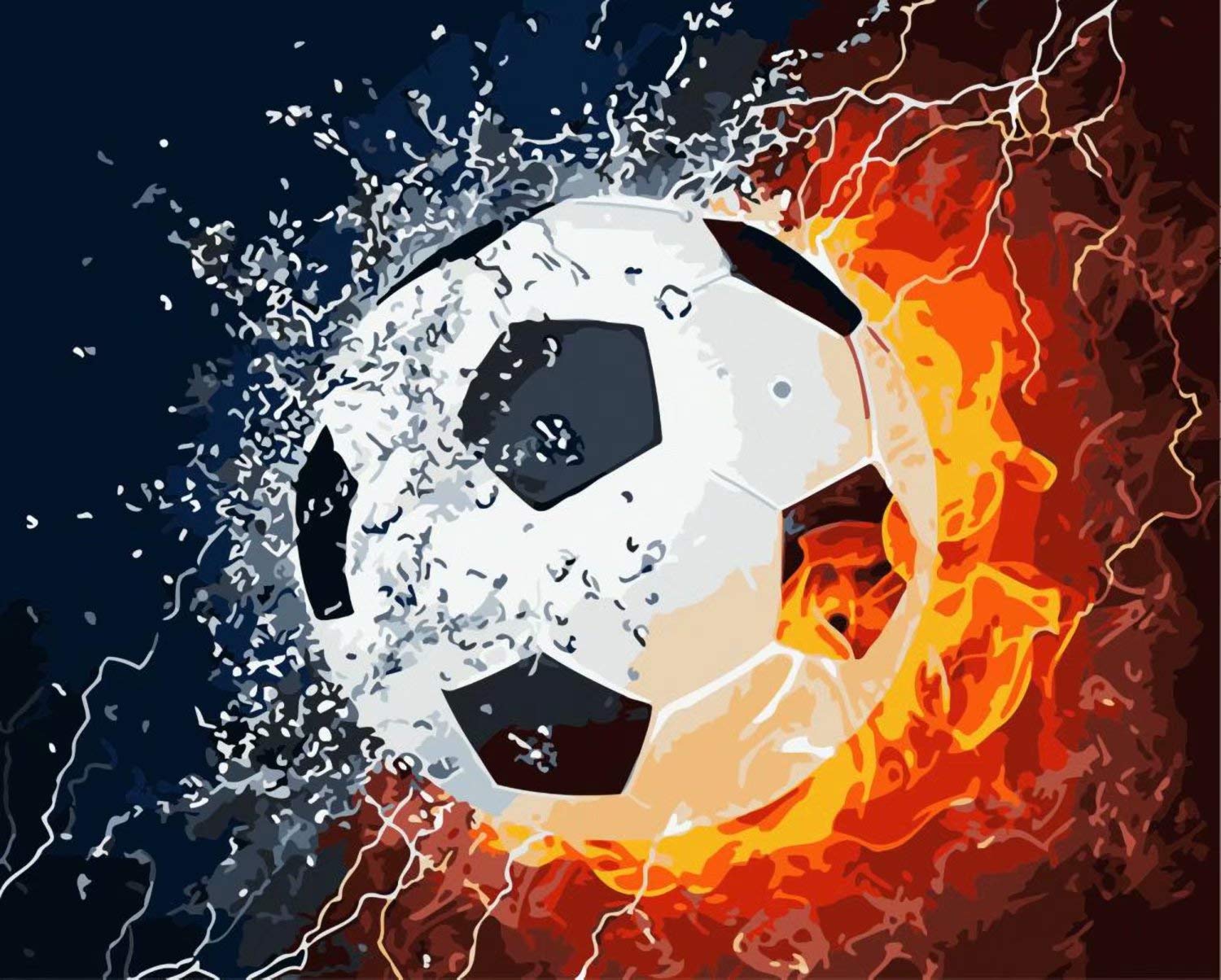 Soccer Art Painting