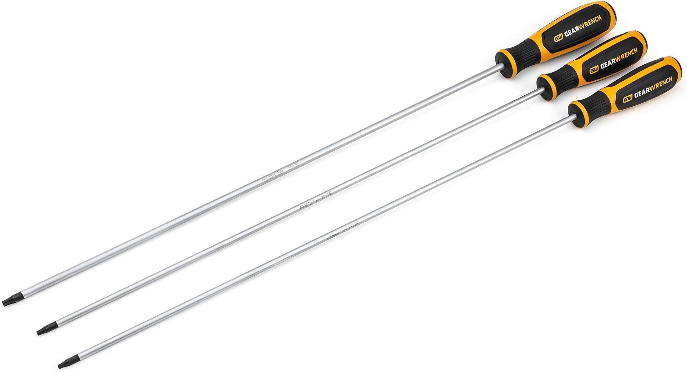 Amazon.com: GEARWRENCH 3 Pc. 18" Torx Dual Material Screwdriver Set ...