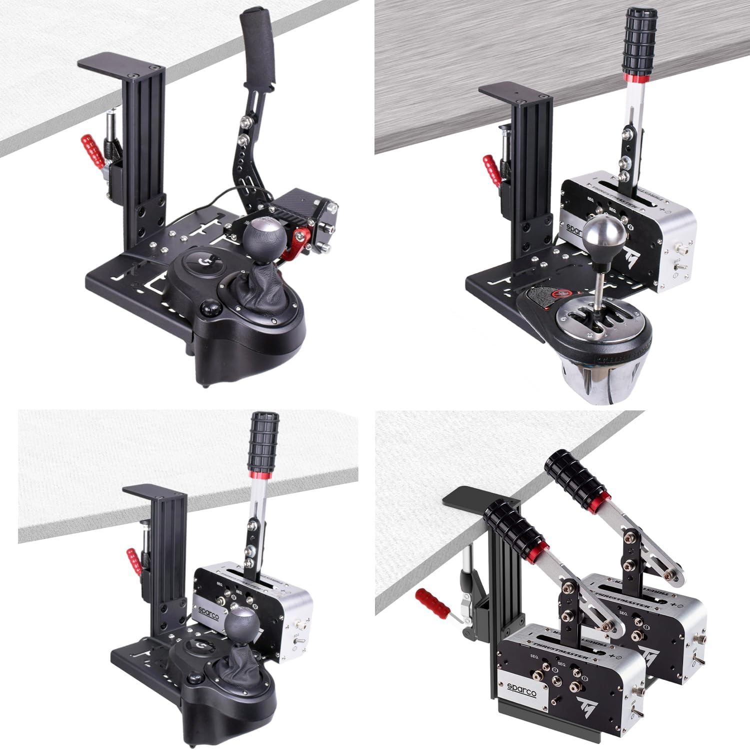Desk Mount For Racing Sim Shifter & Handbrake Compatible With Logitech ...
