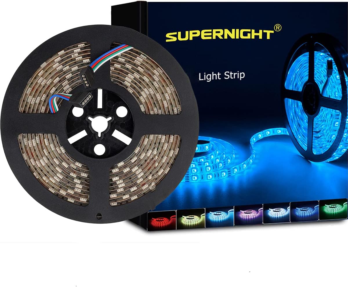 Amazon.com: econoLED 12V Flexible SMD 5050 RGB LED Strip Lights, LED ...