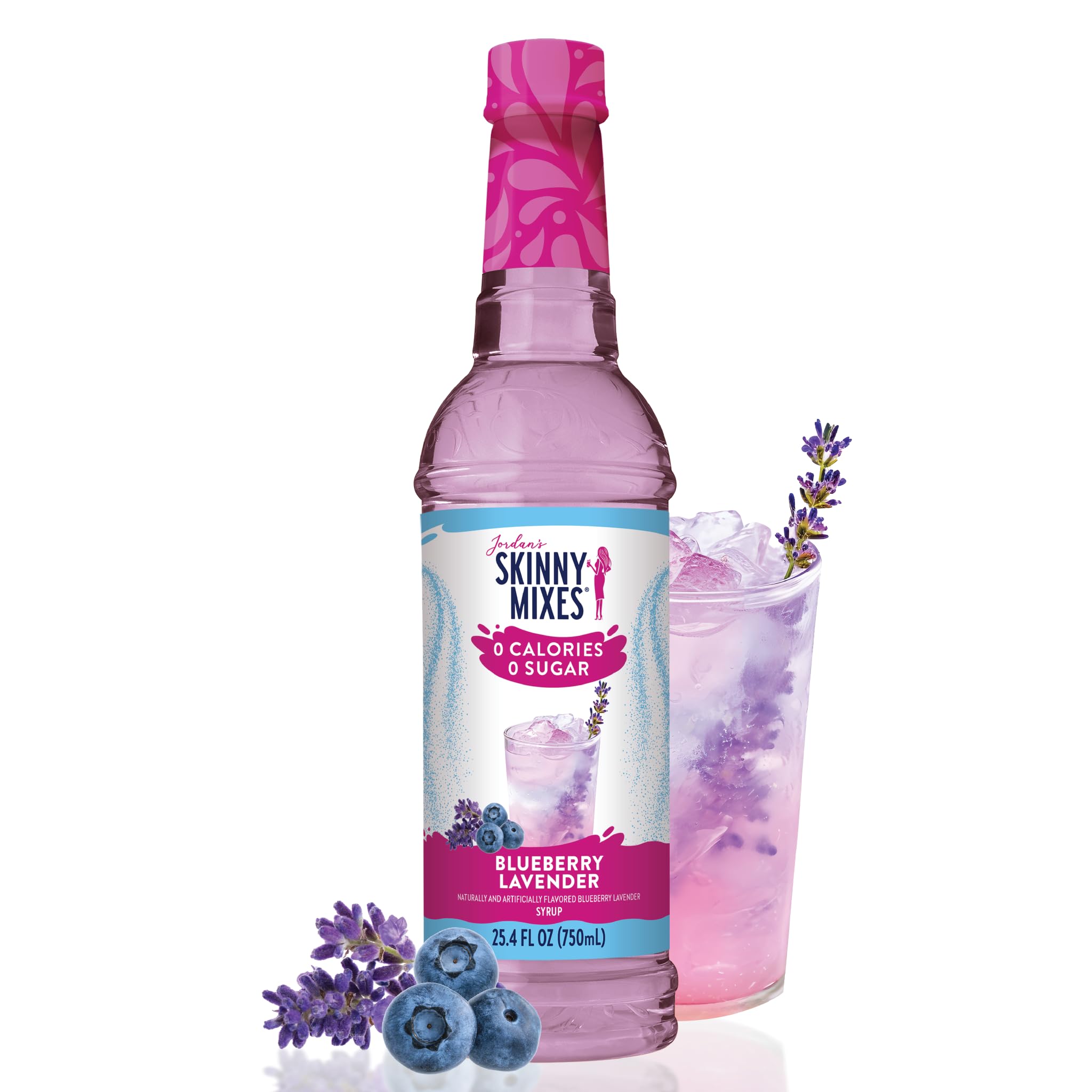 Snapklik.com : Jordans Skinny Syrups Sugar Free Coffee Syrup, Blueberry ...