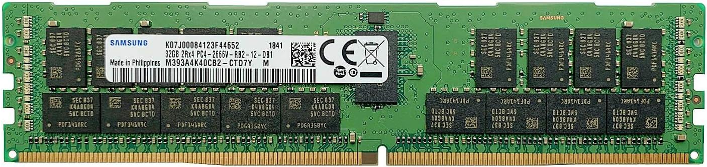 Samsung 64GB DDR4 3200MHz PC4-25600 ECC RDIMM 2Rx4 Dual Rank 1.2V ...