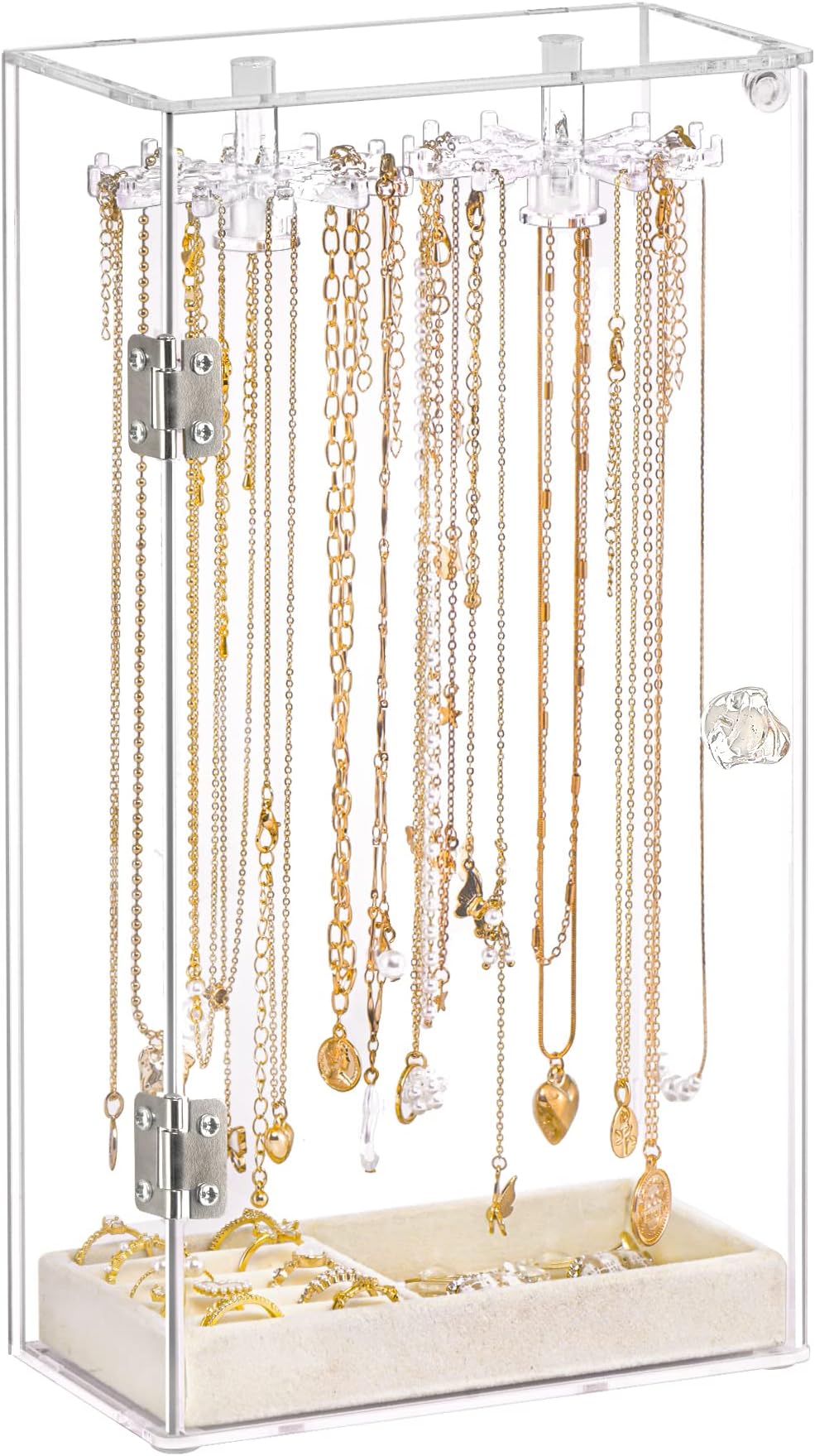 Amazon.com: Stock Your Home Long Necklace Holder with 12 Hooks ...