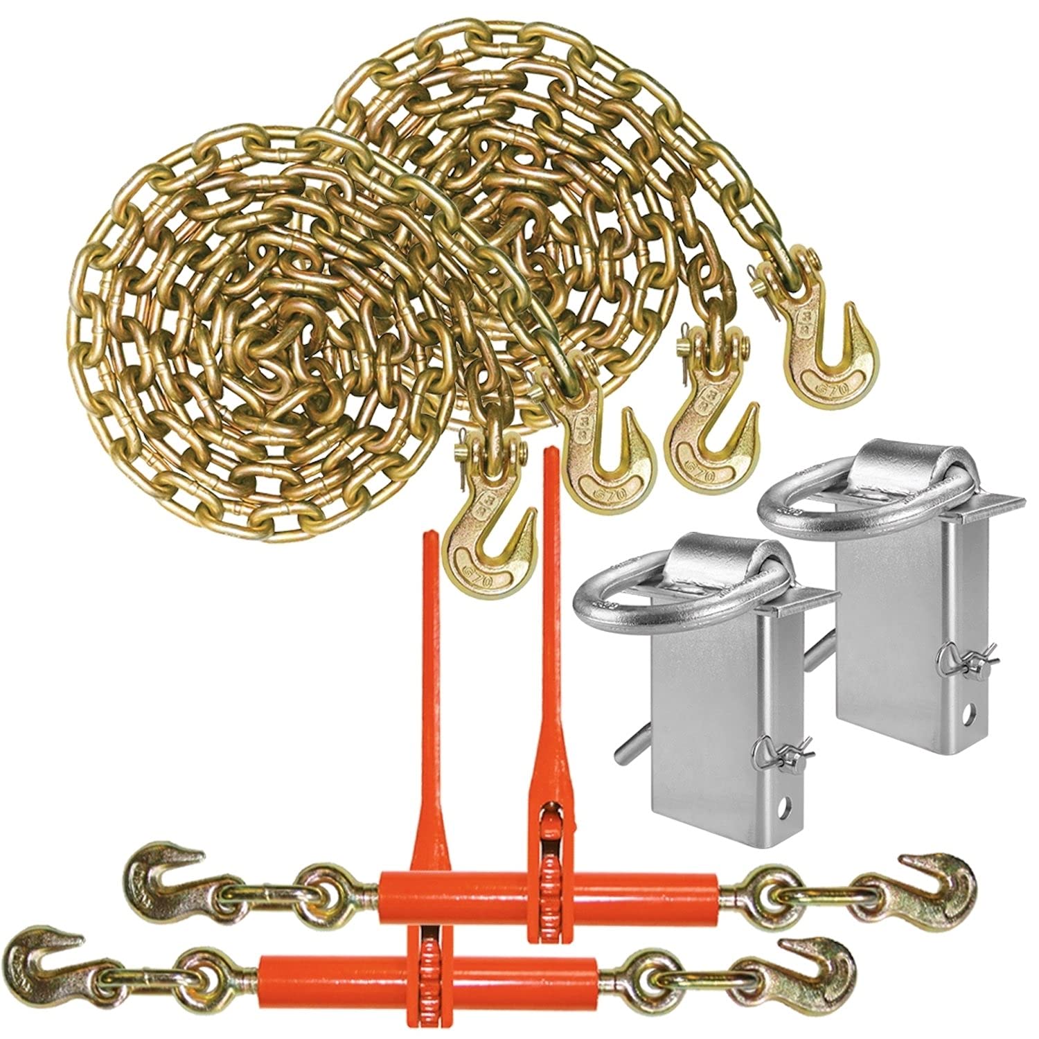 Snapklik.com : Binder Chain - Load Binder - And D Ring Kit - Grade 70-3 ...