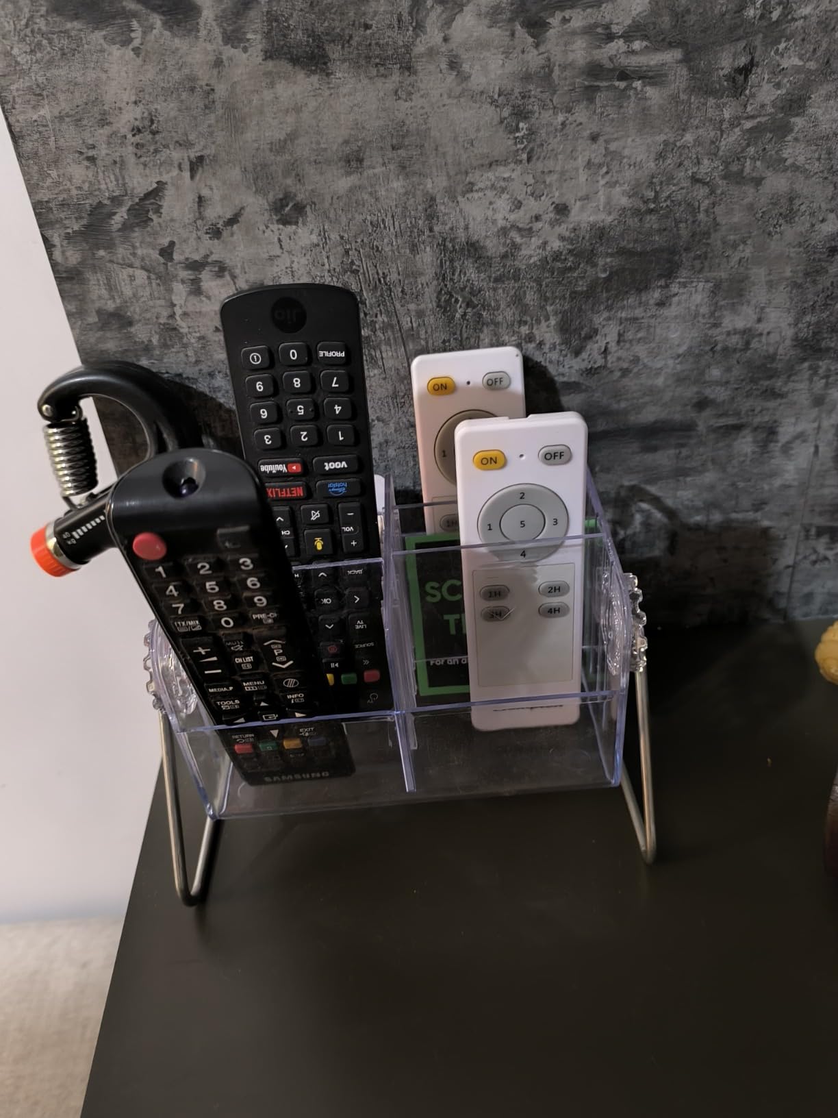 AVMART Pack of 2 6-Slot Acrylic Rectangular Home Desk TV Air ...