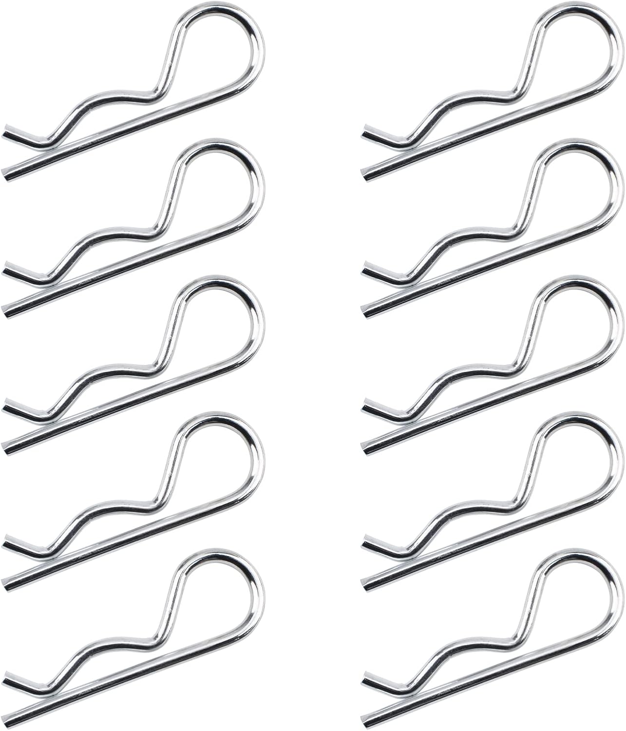 INCREWAY Hair Pin Clips, 10 Pack 5/32 x 2-15/16-Inch Spring Steel Zinc ...