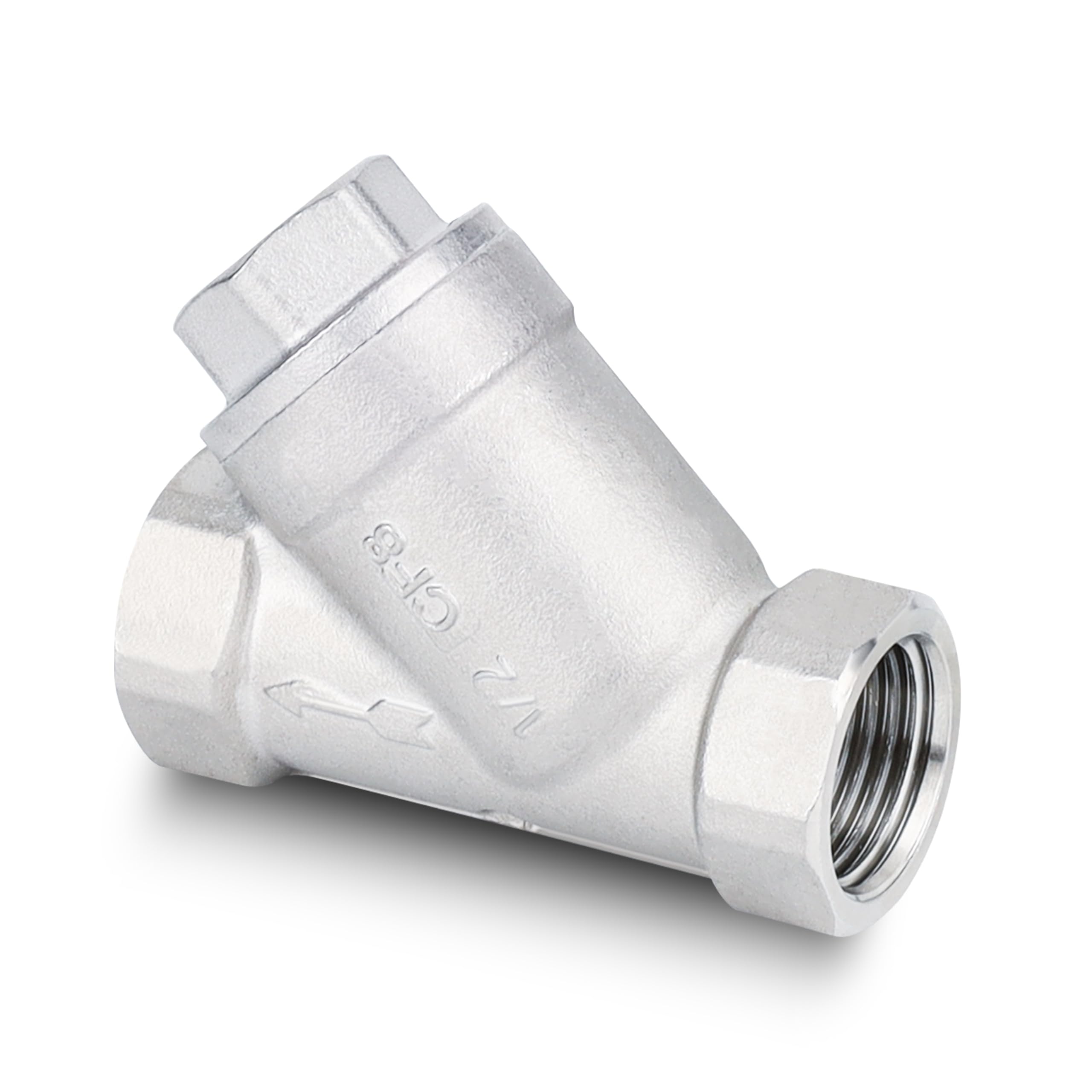 Snapklik.com : Industrial Plumbing Y Strainers NPT Female 1/2", Heavy ...