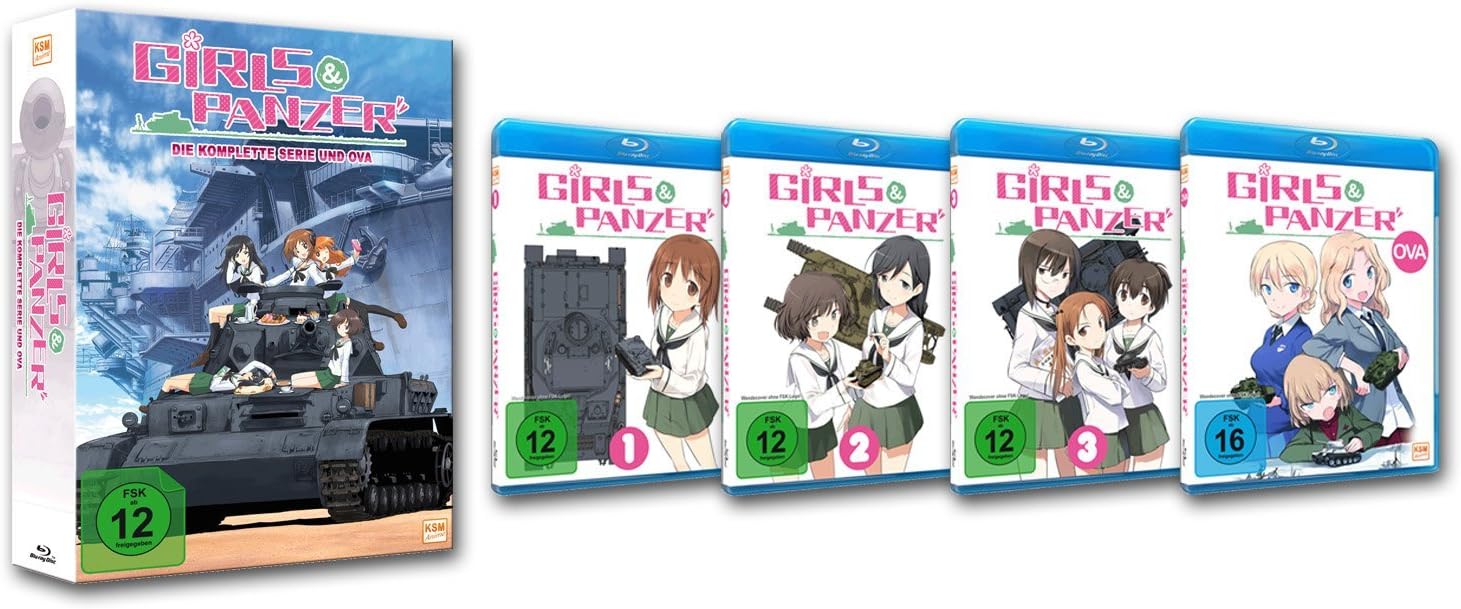 Amazon: Girls und Panzer - Bundle - Episode 01-12 + OVA Collection (Blu-ray): DVD et Blu-ray ...