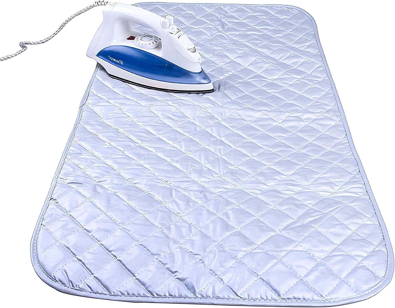 LIVIVO Travel Iron Mat with Silicone Iron Rest Pad – Soft Sponge Sheet ...