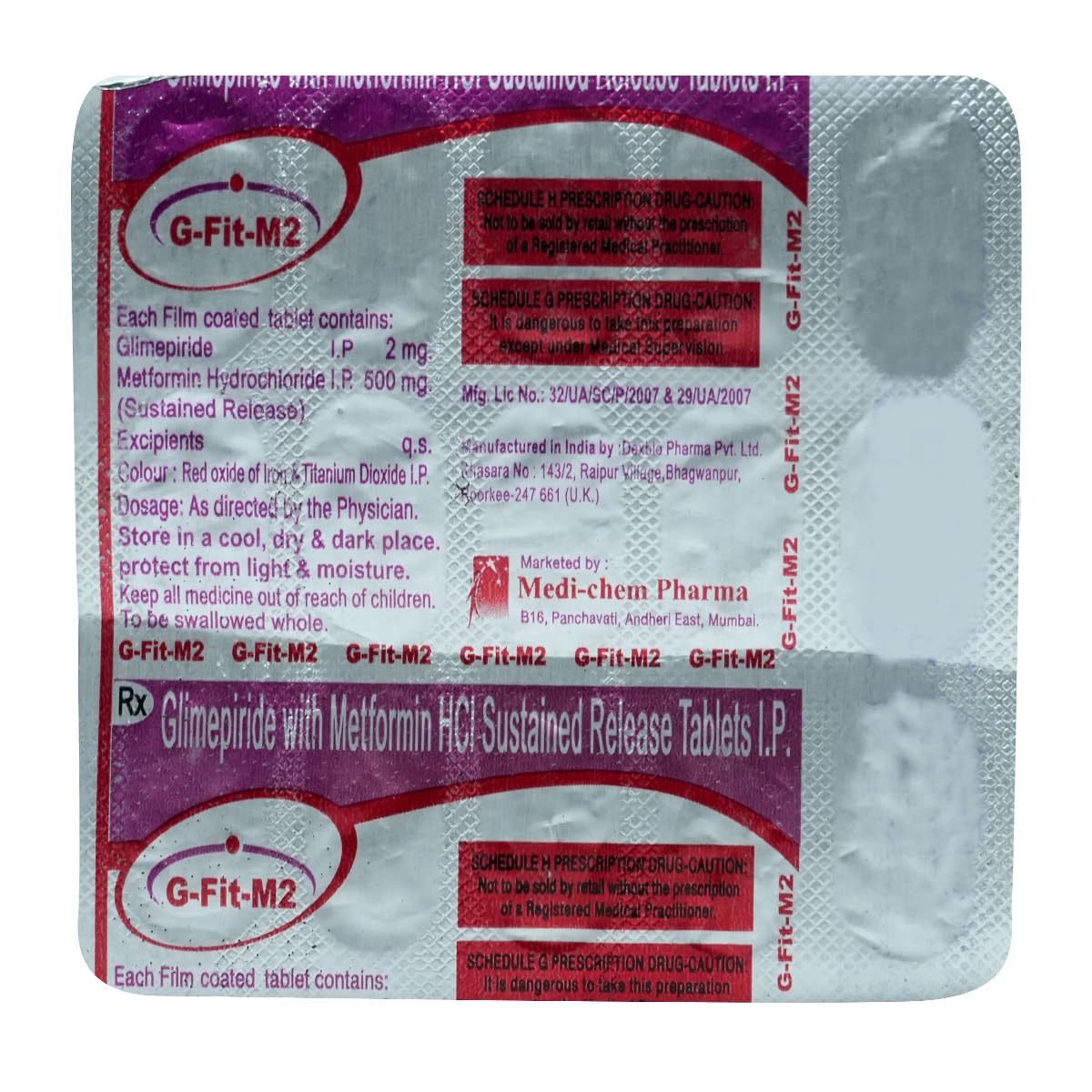 G-Fit-M2 - Strip of 15 Tablets : Amazon.in: Health & Personal Care