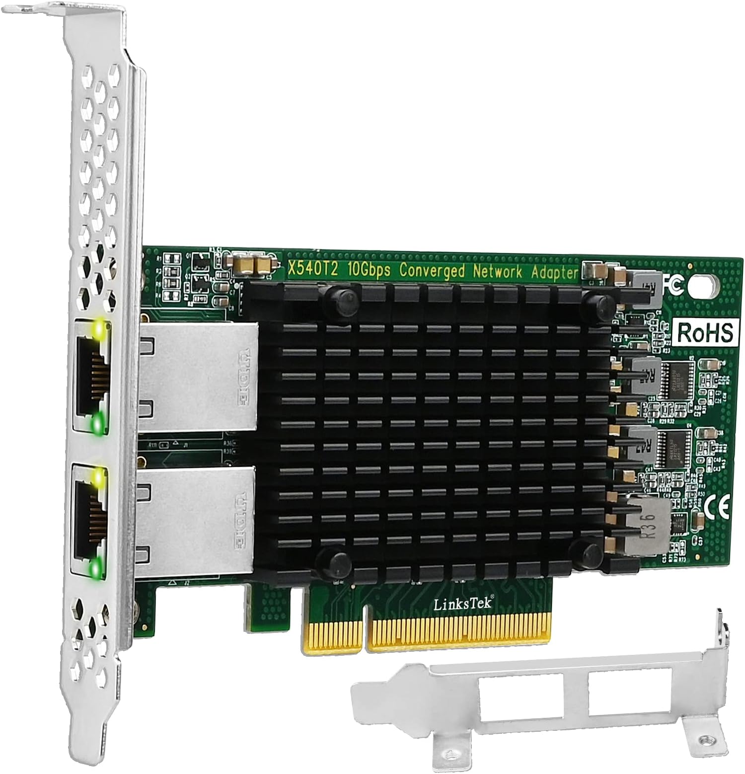 Amazon.com: LinksTek X540T2 Dual 10GbE RJ45 Ports Converged Ethernet ...