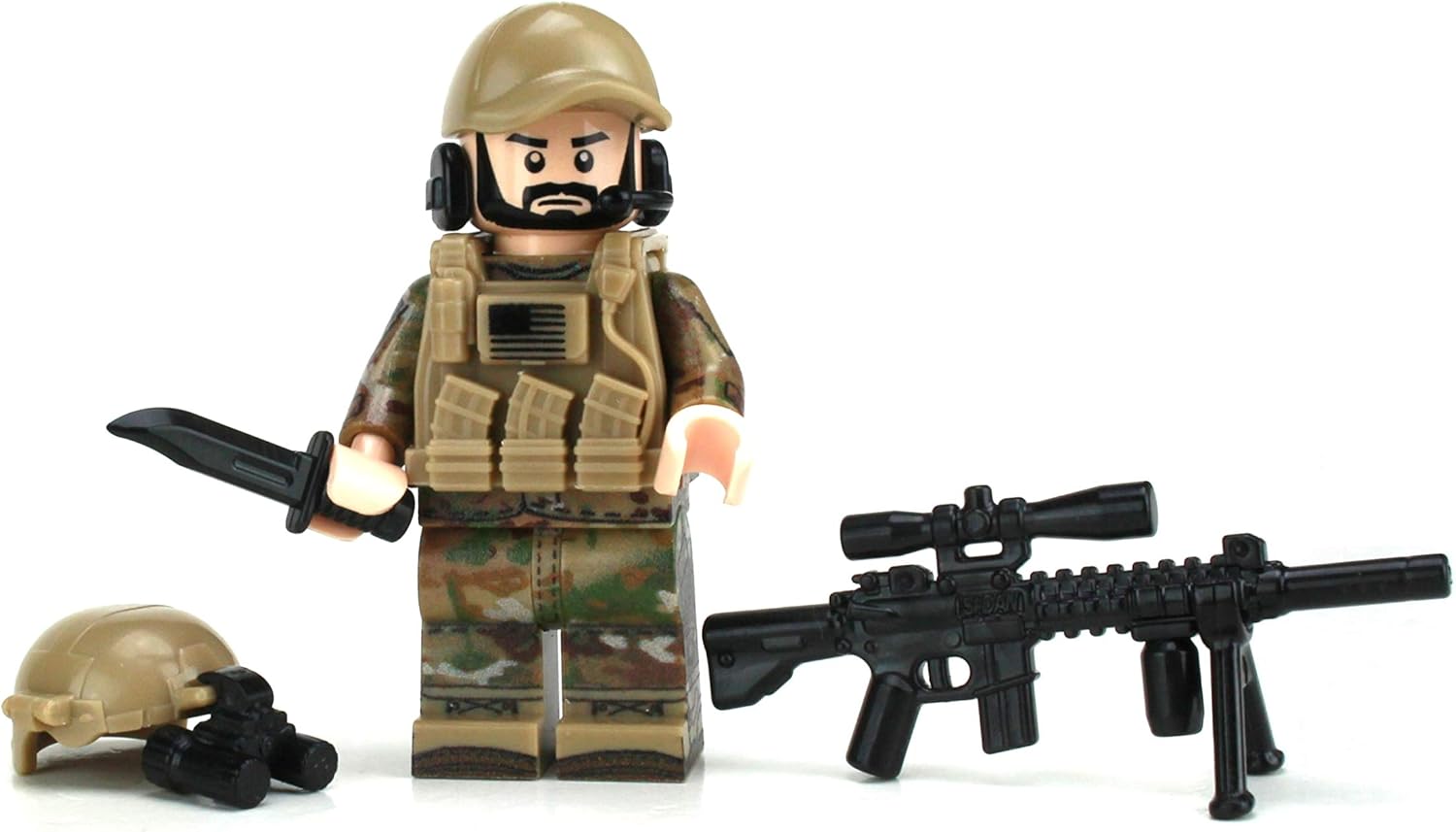 Collectible Army Special Forces Sniper OCP - Battle Brick Custom ...