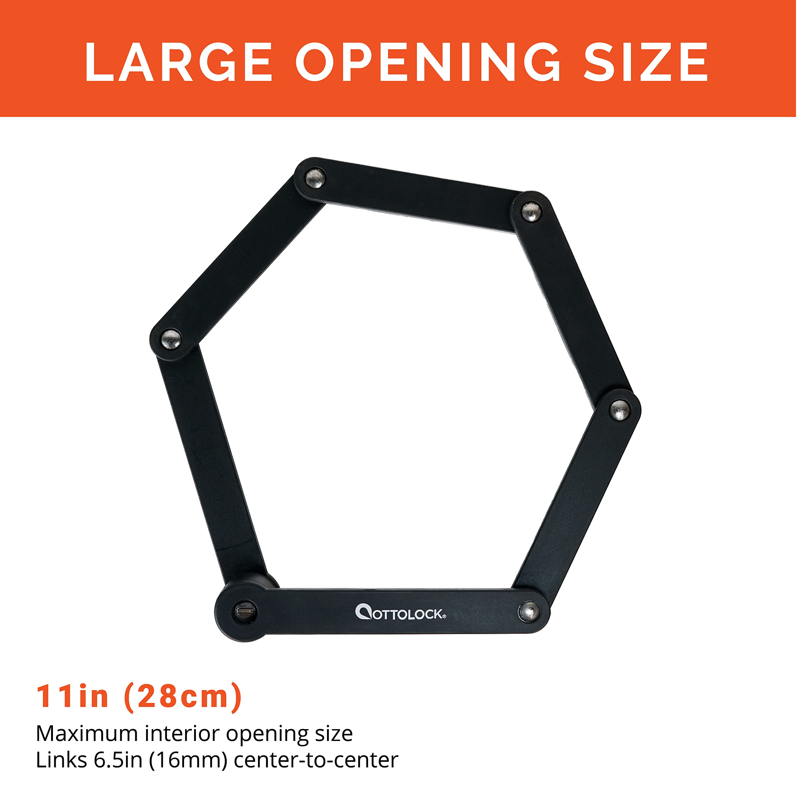 Snapklik.com : OTTOLOCK Sidekick Folding Lock - Versatile Anti Theft ...