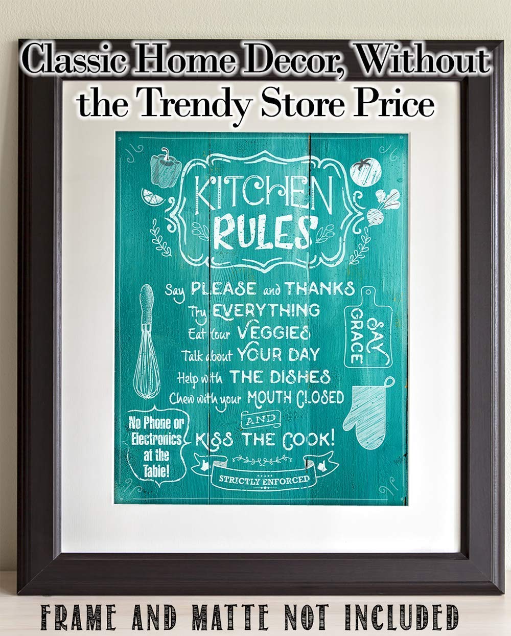 Office Kitchen Rules Printable Sign