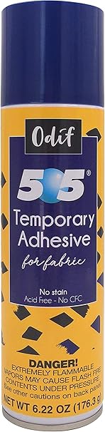 Amazon.com: Odif Usa 5.6-Ounce 505 Spray and Fix Temporary Fabric Adhesive
