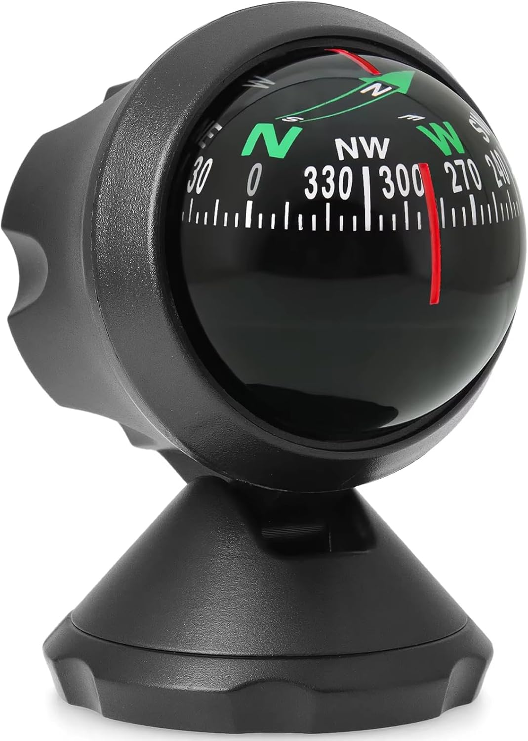 Amazon.com: Car Compass Dashboard Mounted Automotive ABS Ball Compasses ...