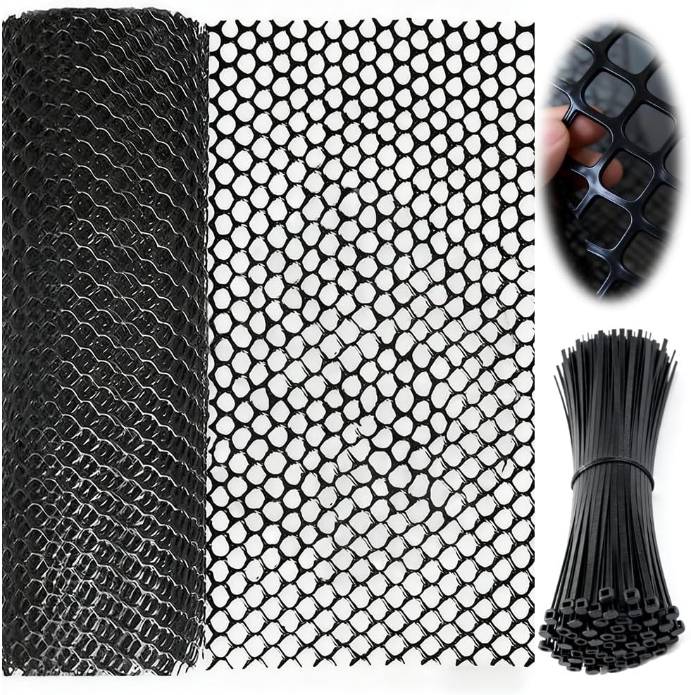 Plastic Mesh, 40 cm x 6 m Plastic Fence, Plastic Poultry Fence ...