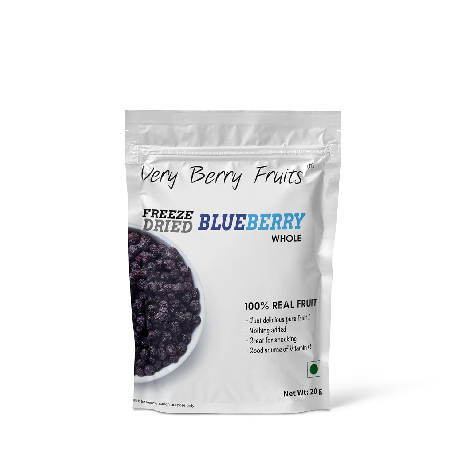 VERY BERRY FRUITS Freeze Dried Berries 20 Gram|Healthy Snacks|Sugar ...