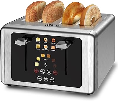 Amazon.com: Inspirex Touch Screen Display Smart Toaster, 2 Slice with 8 ...