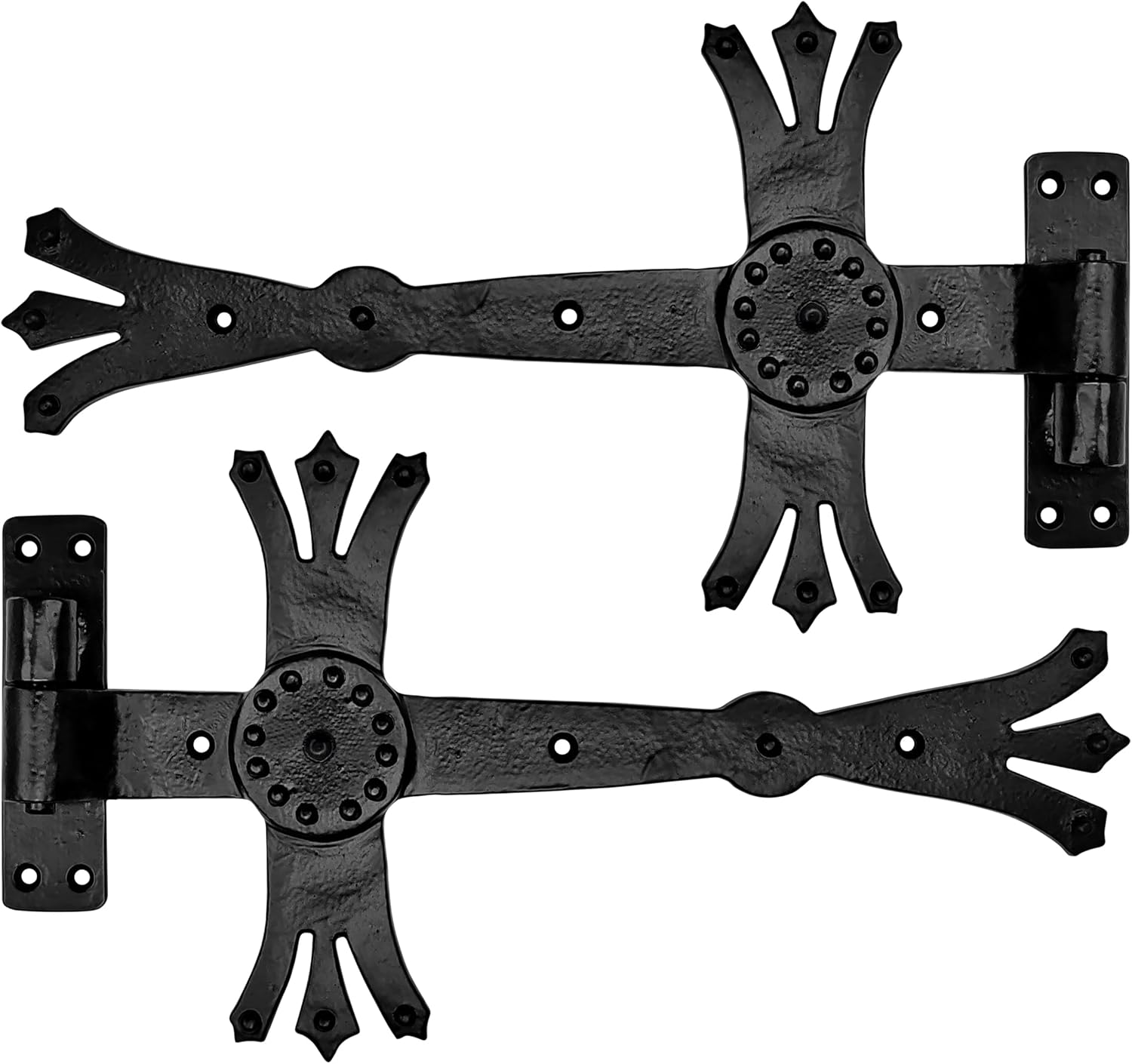 Akatva T Hinge Set - 2 Pieces Gate Hinges for Wooden Fences Heavy Duty ...