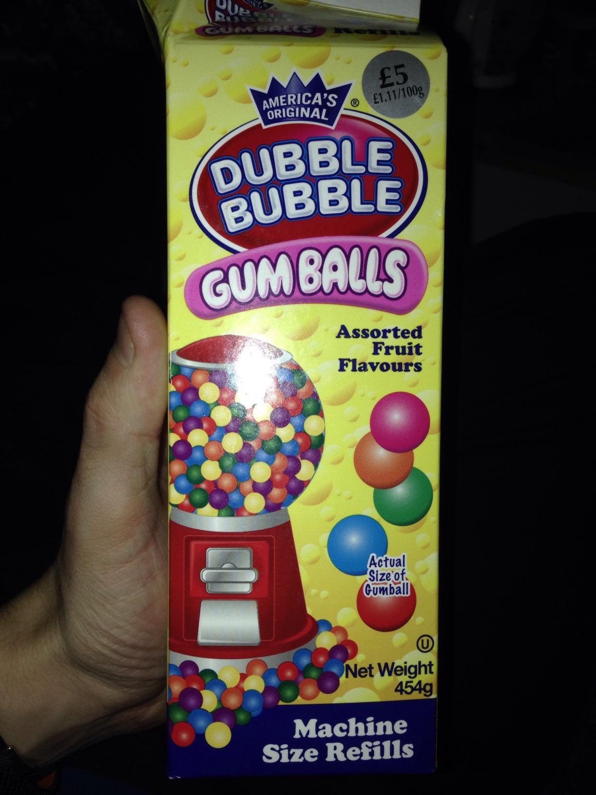 Dubble Bubble Carton Gumball Refill 16 oz pack of 4 : Amazon.co.uk: Grocery